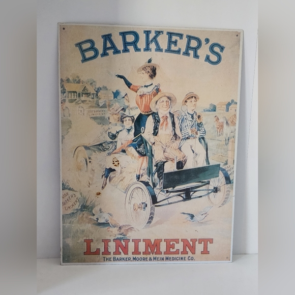 Wall Decor | Barkers Liniment Sign | Poshmark